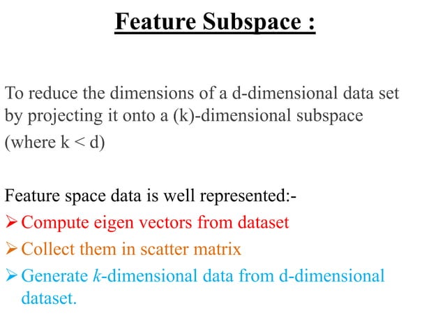 Principal Component Analysis (PCA) and LDA PPT Slides | PPTX | Technology & Computing