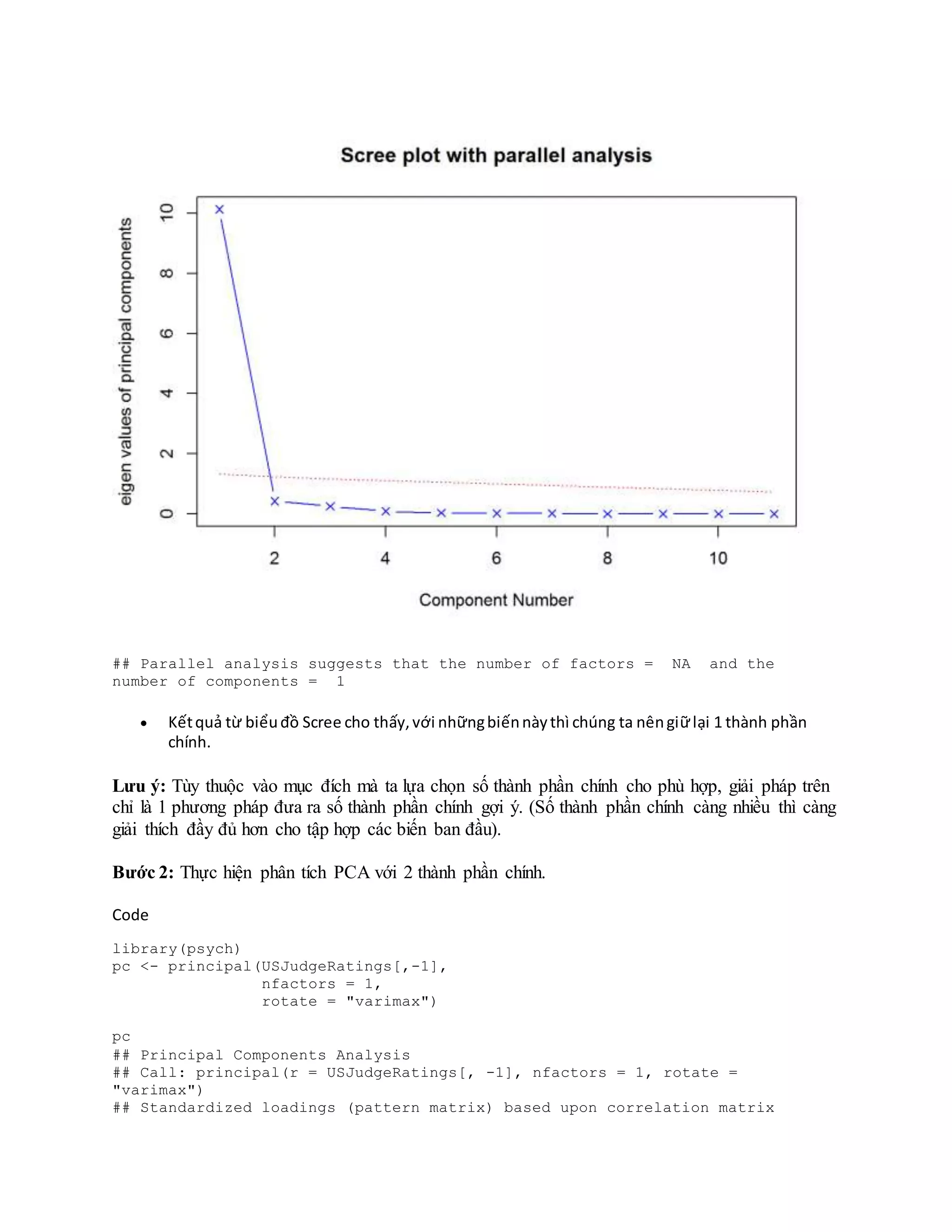 Pca principal componentsanalysis | DOCX