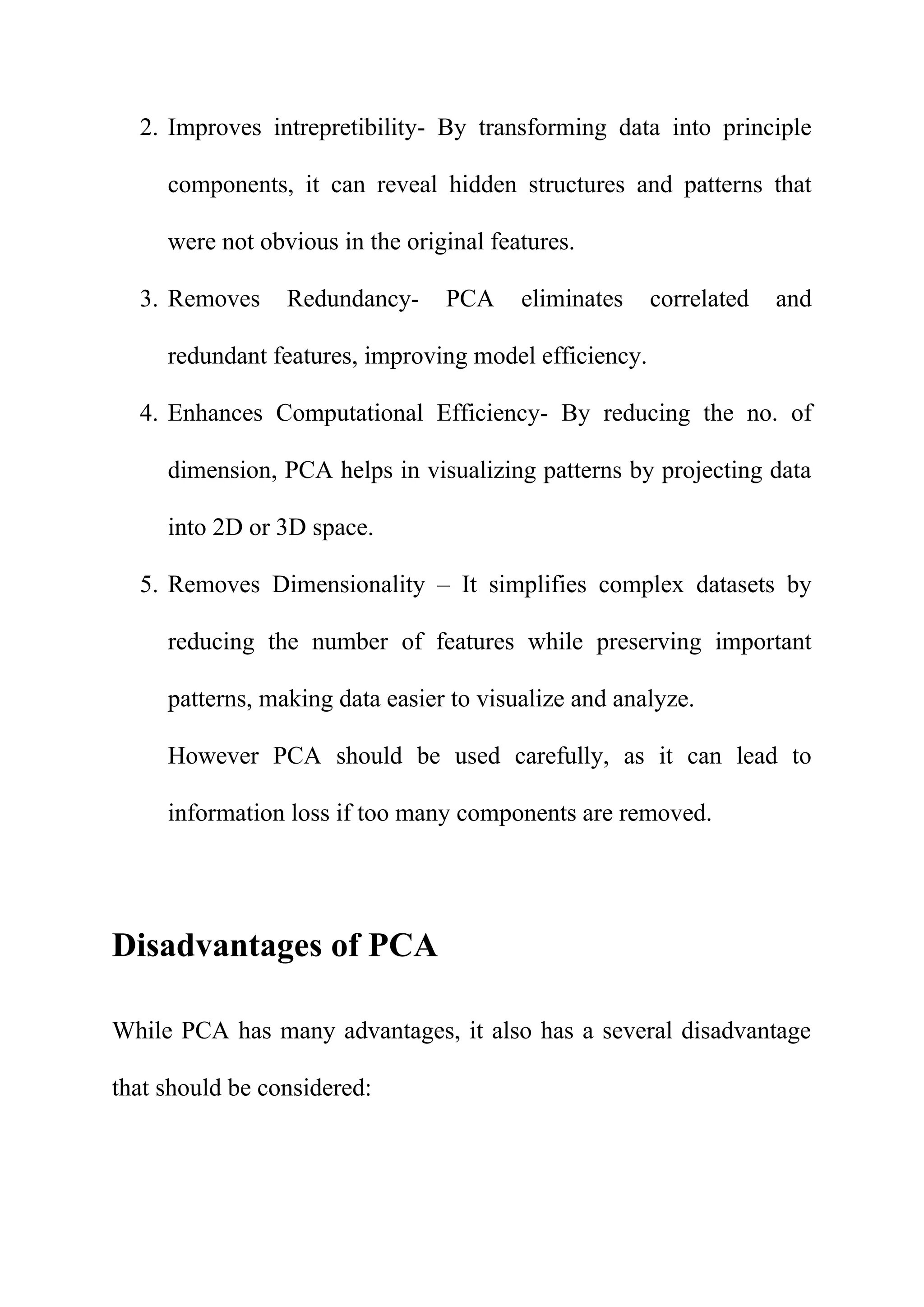 Principal component analysis (PCA) to analyze data | DOCX