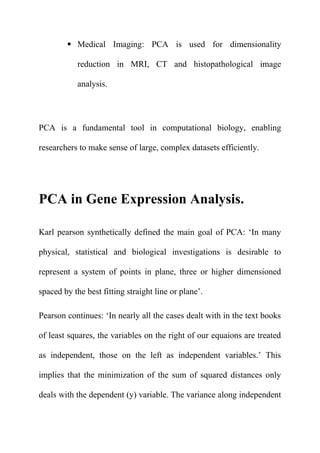 Principal component analysis (PCA) to analyze data | DOCX