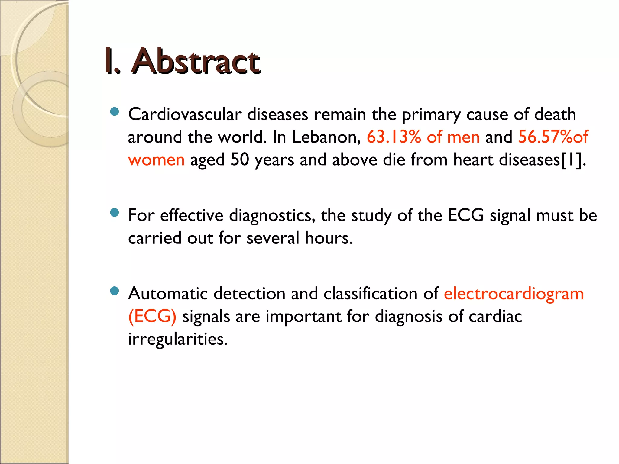 Pca and kpca of ecg signal | PPT