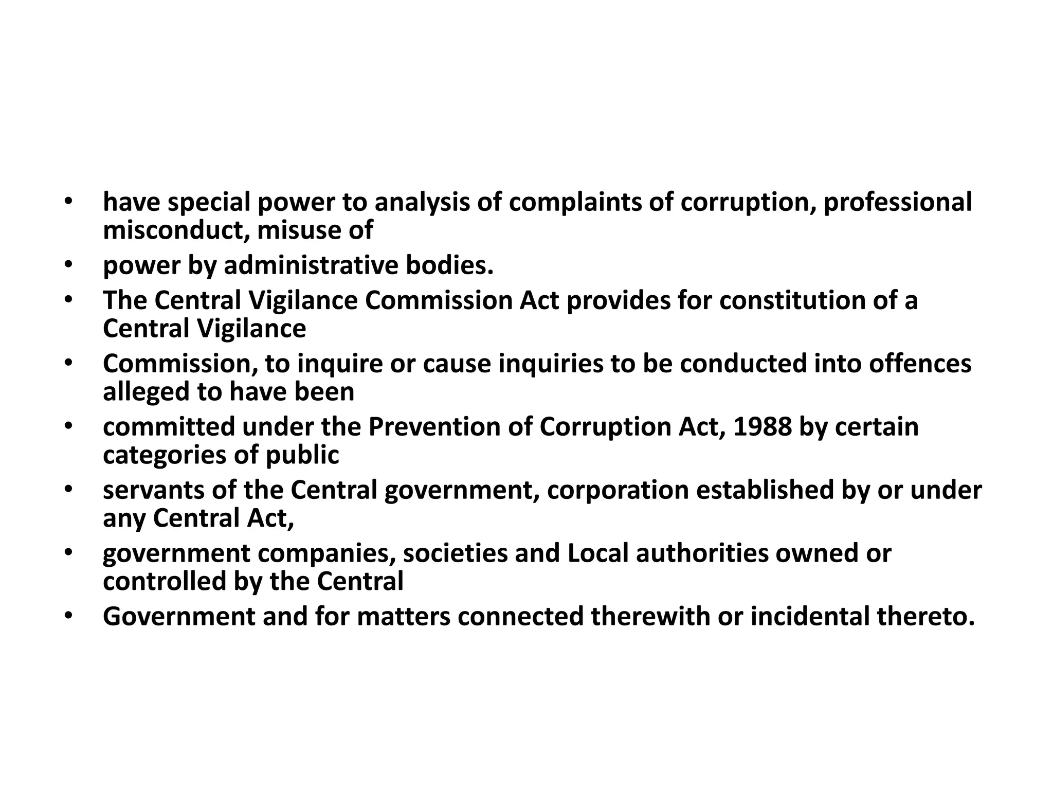 Prevention of corruption act 1947-2018. | PPTX