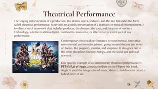 Expressions and Experimentations Philippine Contemporary Arts | PPTX