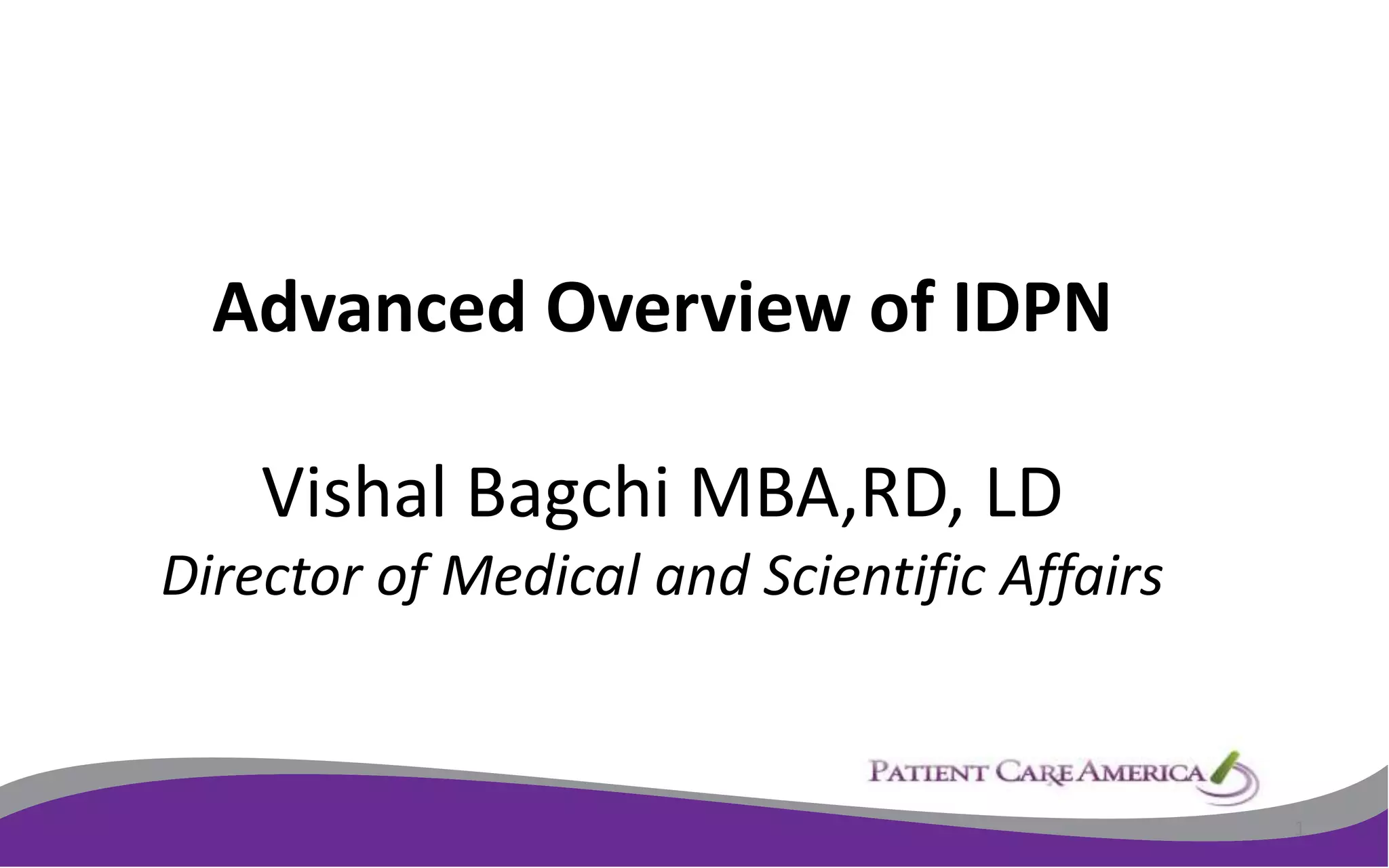 Intradialytic Parenteral Nutrition | PPTX