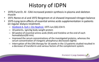 Intradialytic Parenteral Nutrition | PPTX