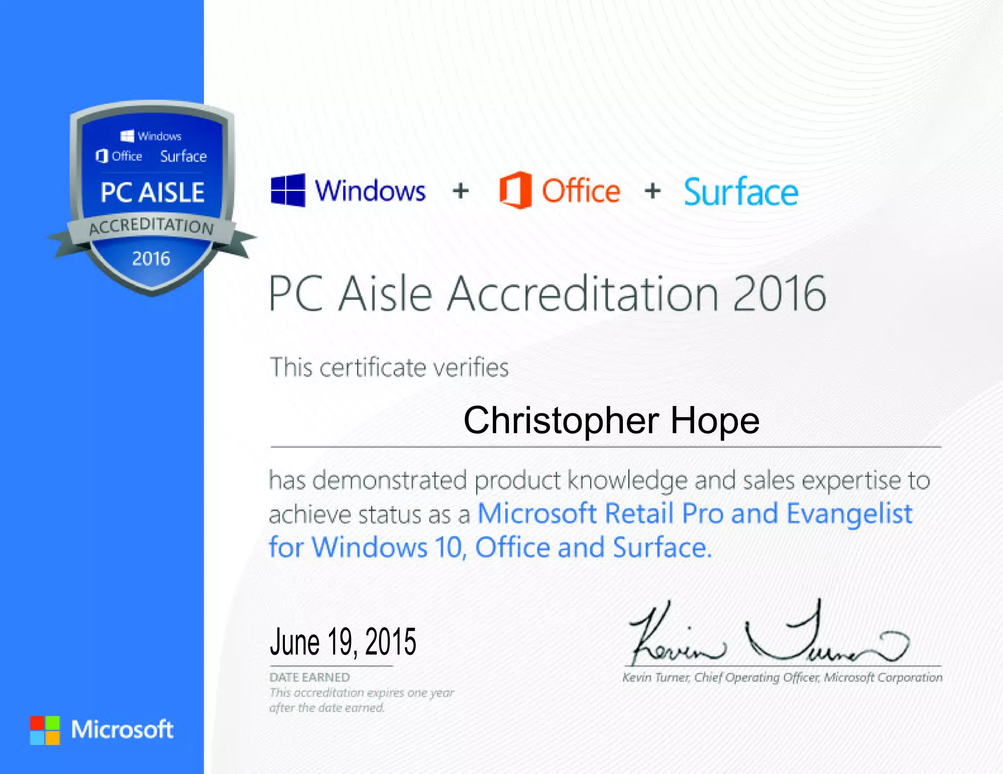 Pc aisle accreditation windows 10 launch | PDF