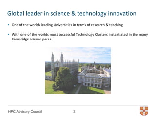The Cambridge Research Computing Service | PPT