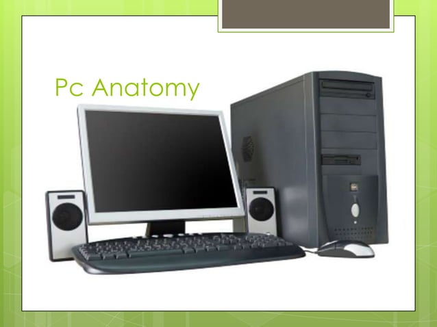Pc anatomy | PPTX | Computer Peripherals | Computing