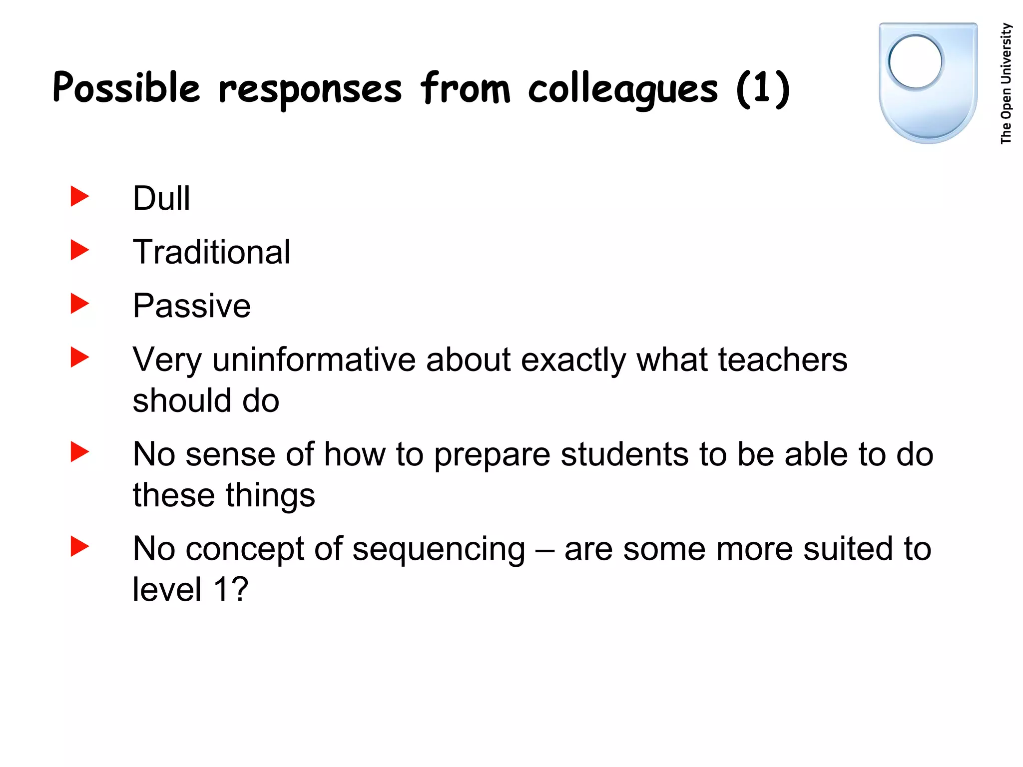 PCAP, Activity 8. A worked example for History | PPT