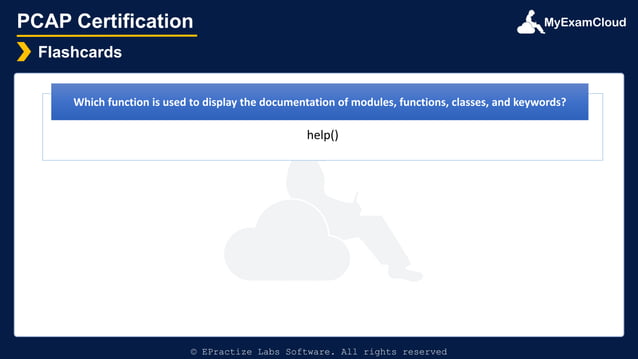 PCAP Certification Mini Flashcards by MyExamCloud | PPT | Free Download