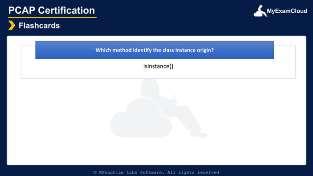 PCAP Certification Mini Flashcards by MyExamCloud | PPT