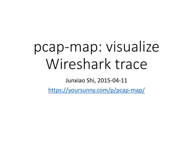 pcap-map | PPT