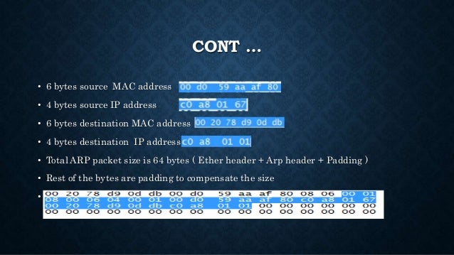Pcap Headers Description