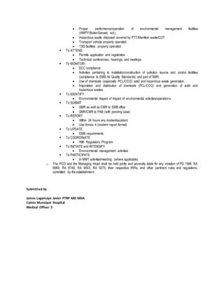 Pcapi orientation report | DOCX