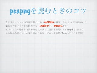 Pcapngを読んでみる | PDF