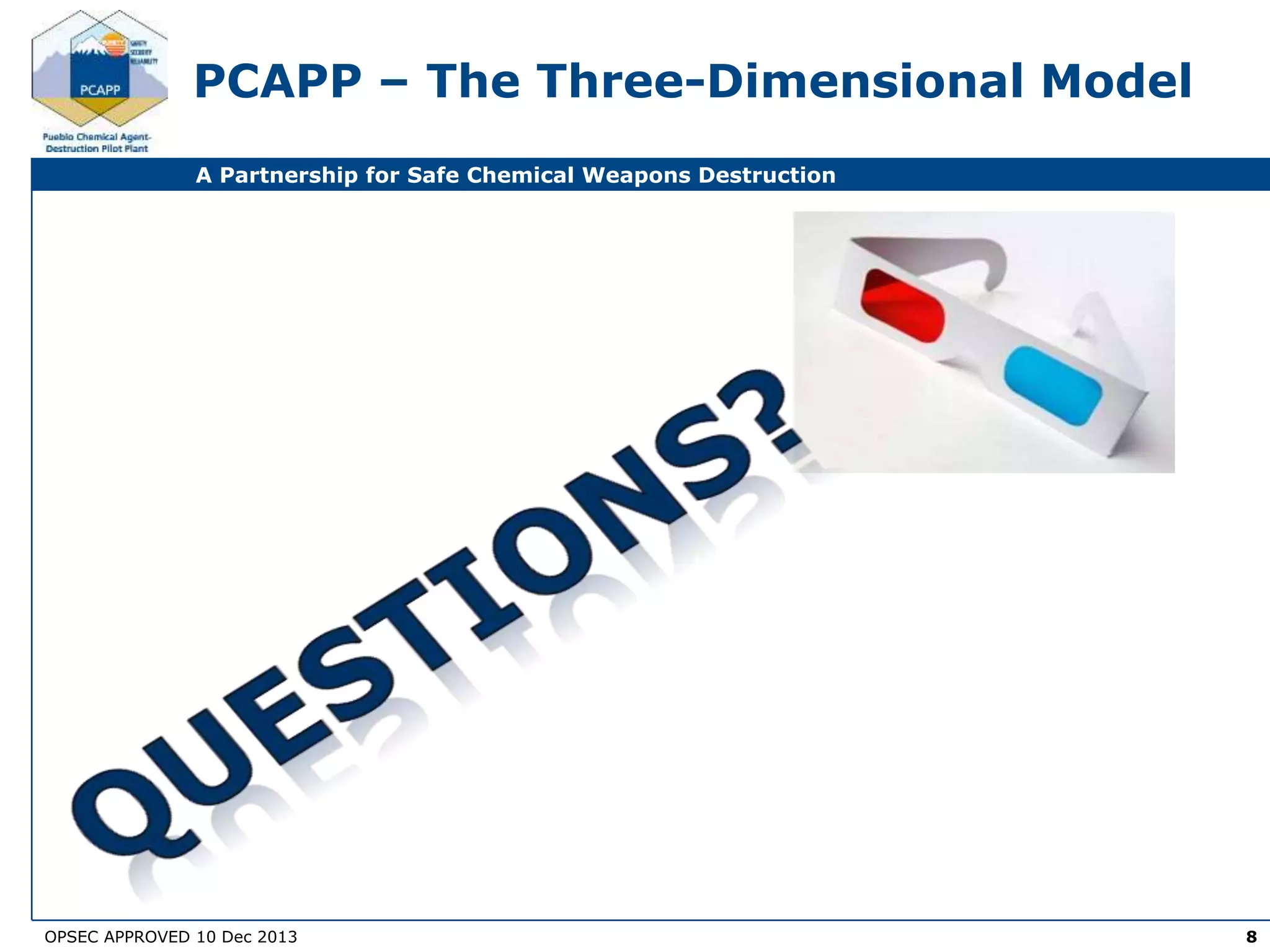 PCAPP The Three-Dimensional Model 11 December 2013 | PPT