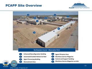 PCAPP Monthly Status Briefing - September 2011 | PPT