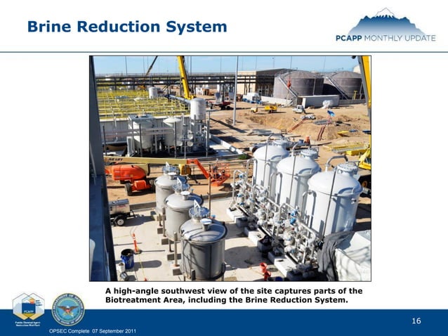 PCAPP Monthly Status Briefing - September 2011 | PPT