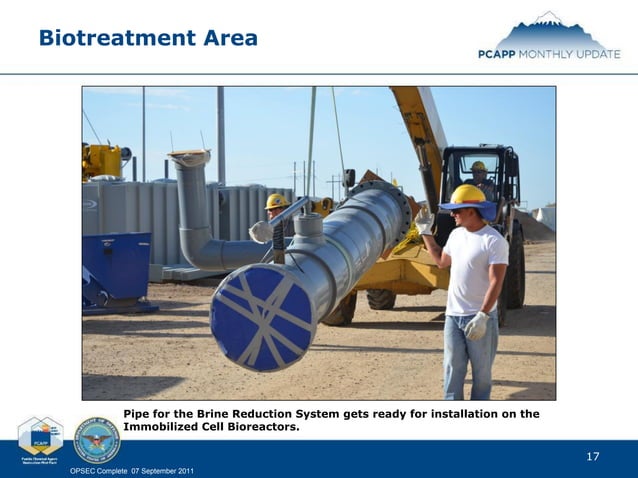 PCAPP Monthly Status Briefing - September 2011 | PPT