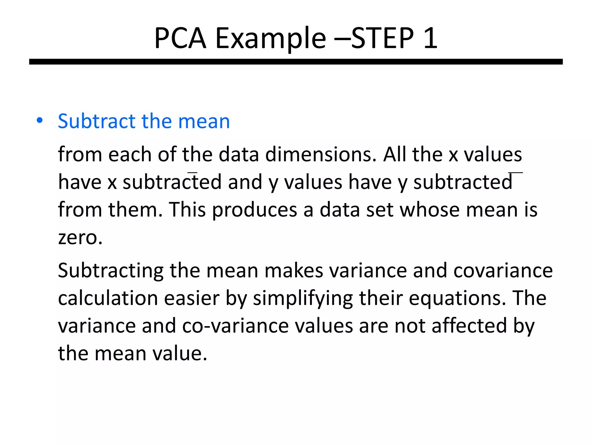 Pca ppt | PPTX
