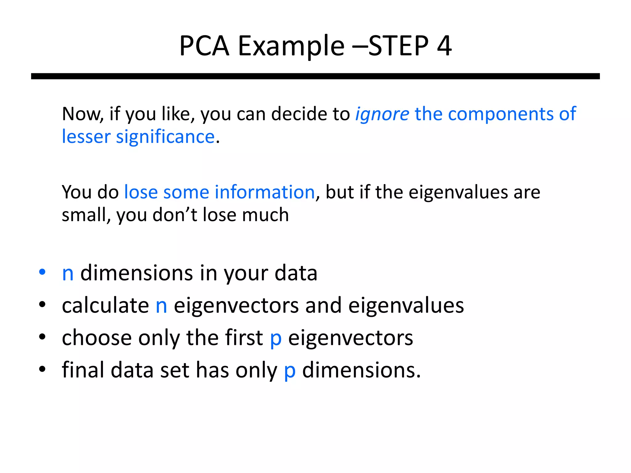 Pca ppt | PPTX