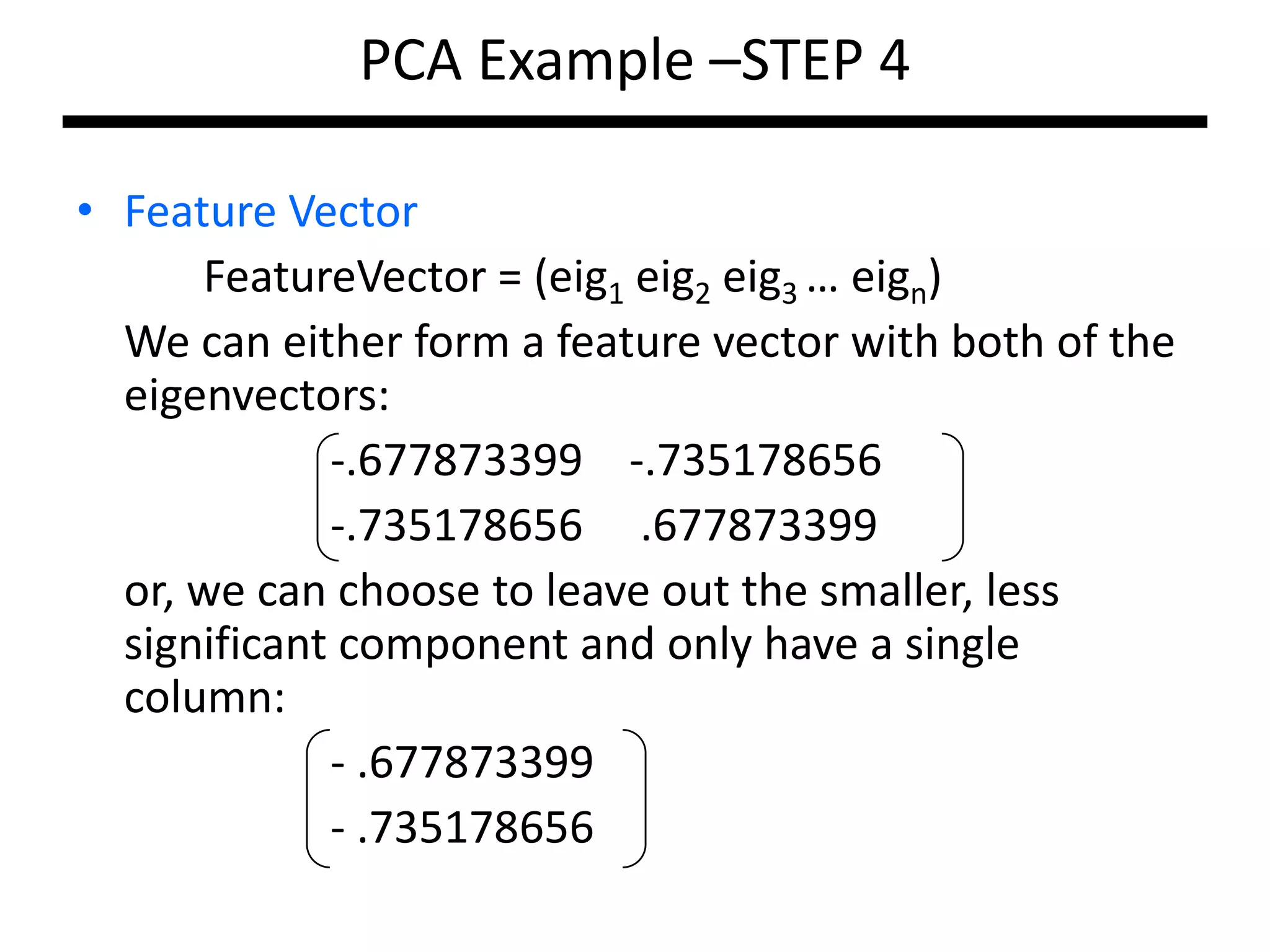 Pca ppt | PPTX