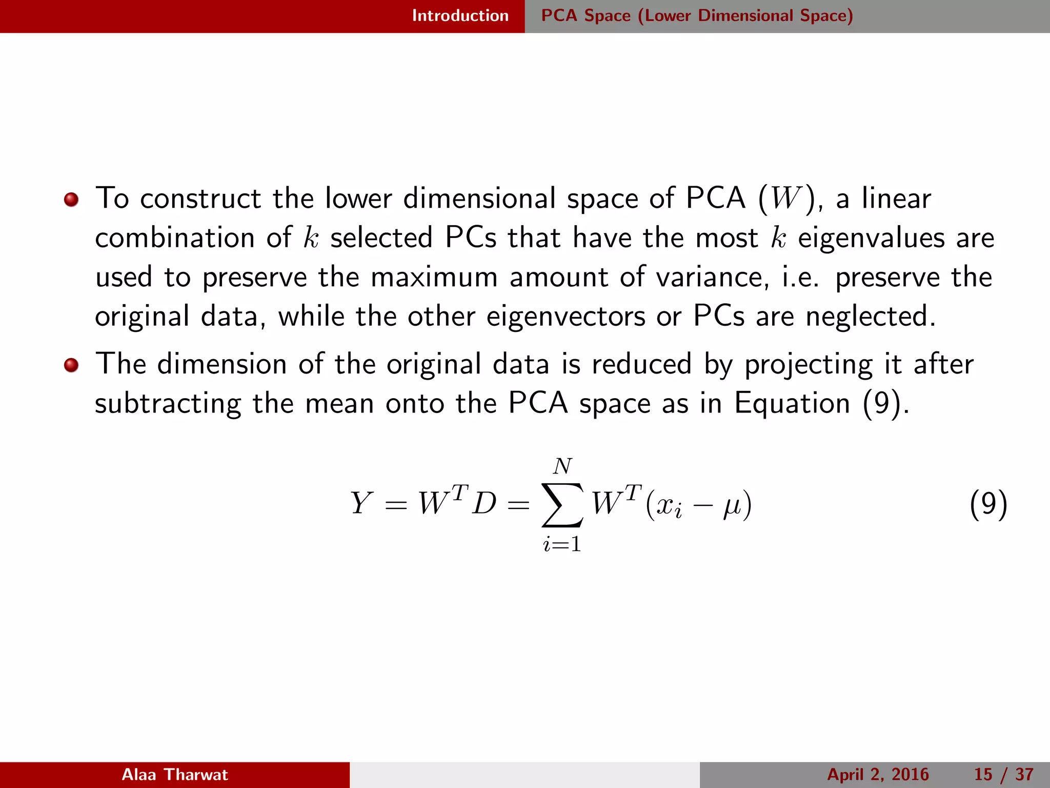 Pca ppt | PDF