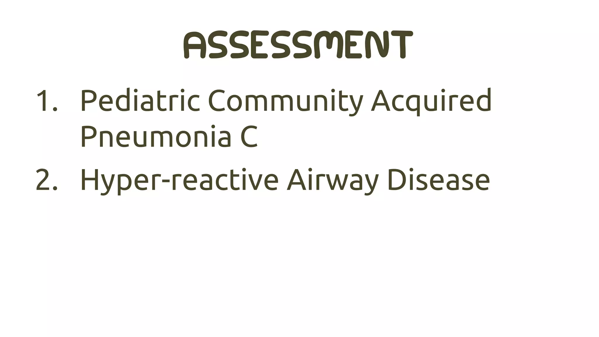 pCAP C Intern's Case Report | PDF