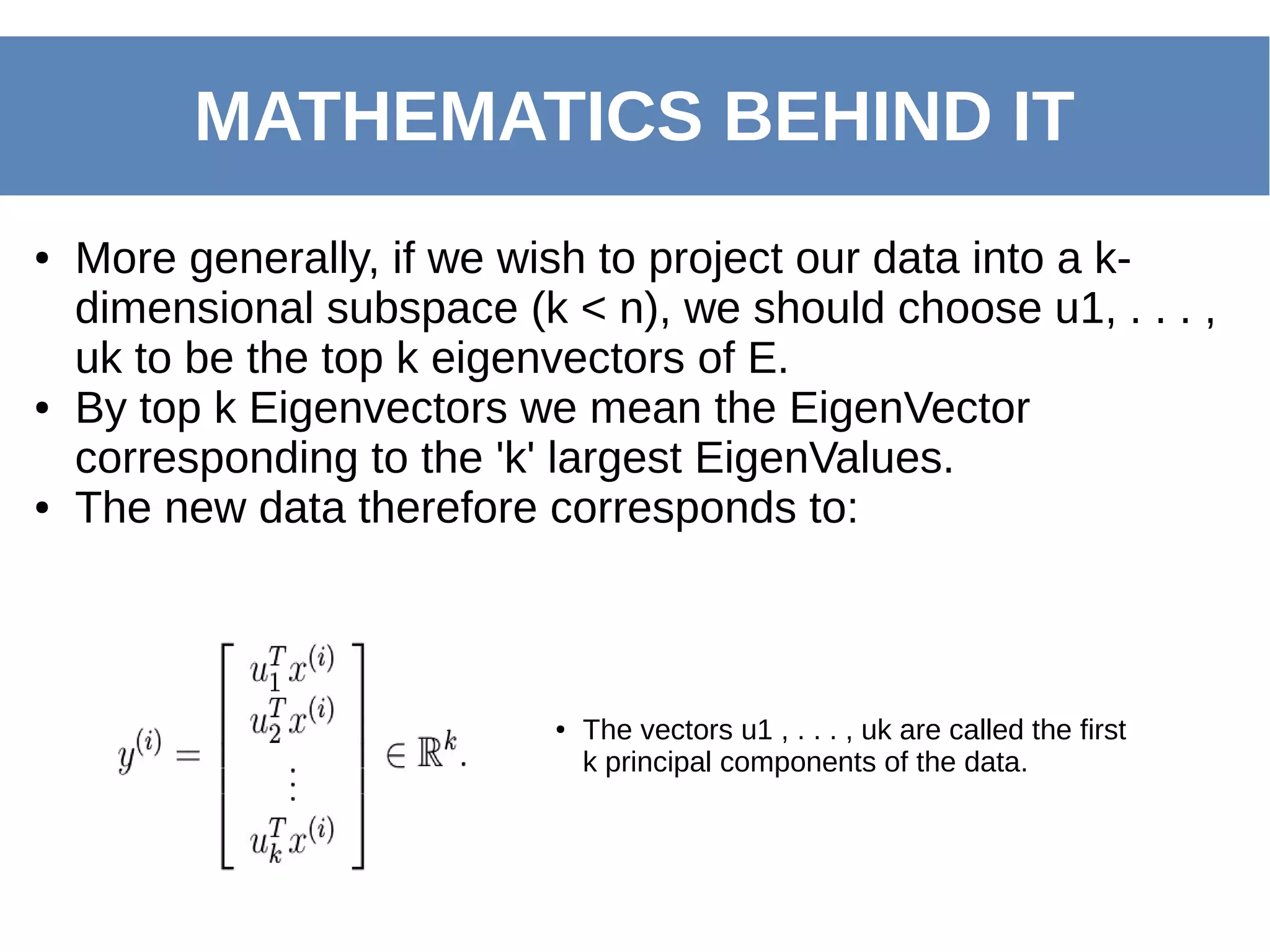 Introduction To Principle Component Analysis Odp Technology And Computing