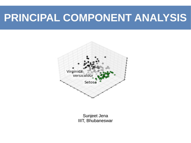 Introduction To Principle Component Analysis Odp Technology And Computing