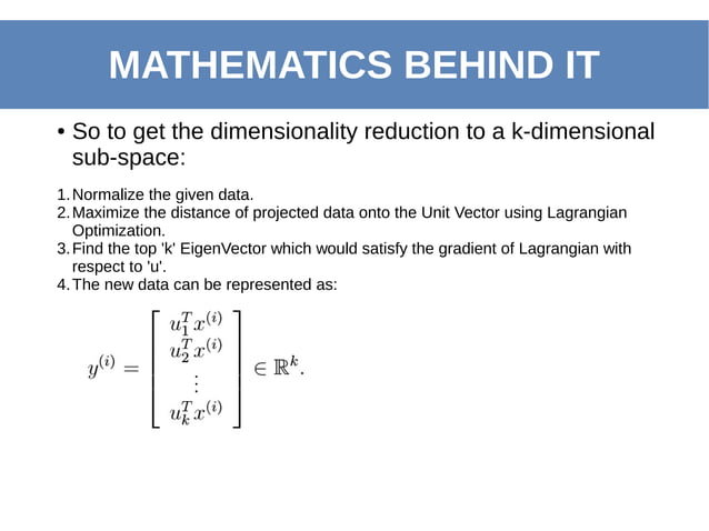 Introduction To Principle Component Analysis Odp Technology And Computing