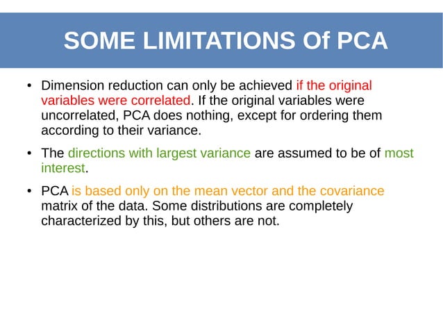 Introduction to Principle Component Analysis | ODP | Technology & Computing