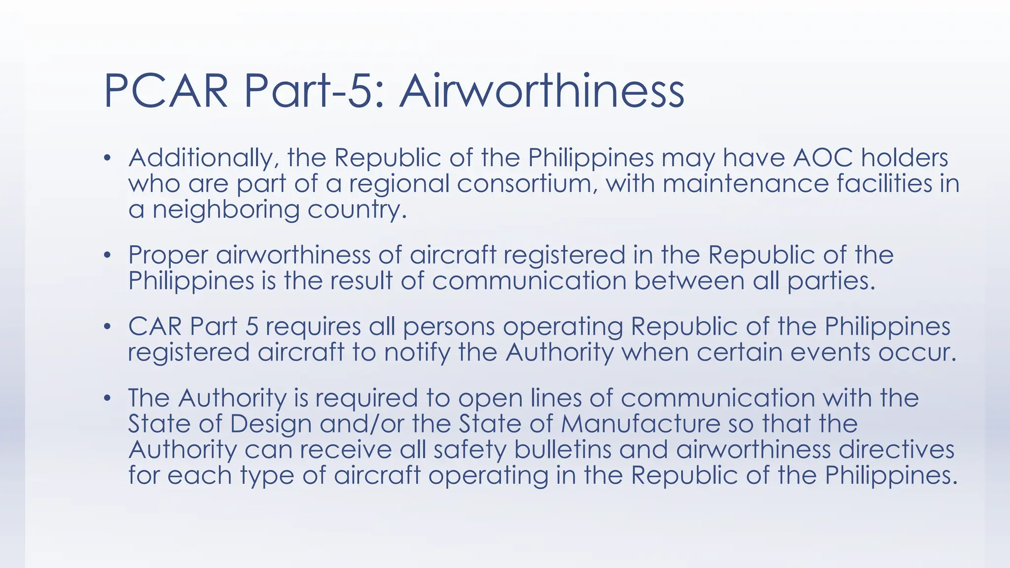 Philippine Civil Aviation Rules and Regulation | PDF