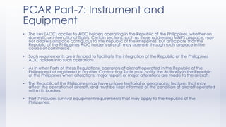 Philippine Civil Aviation Rules and Regulation | PDF