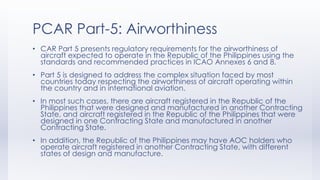 Philippine Civil Aviation Rules and Regulation | PDF