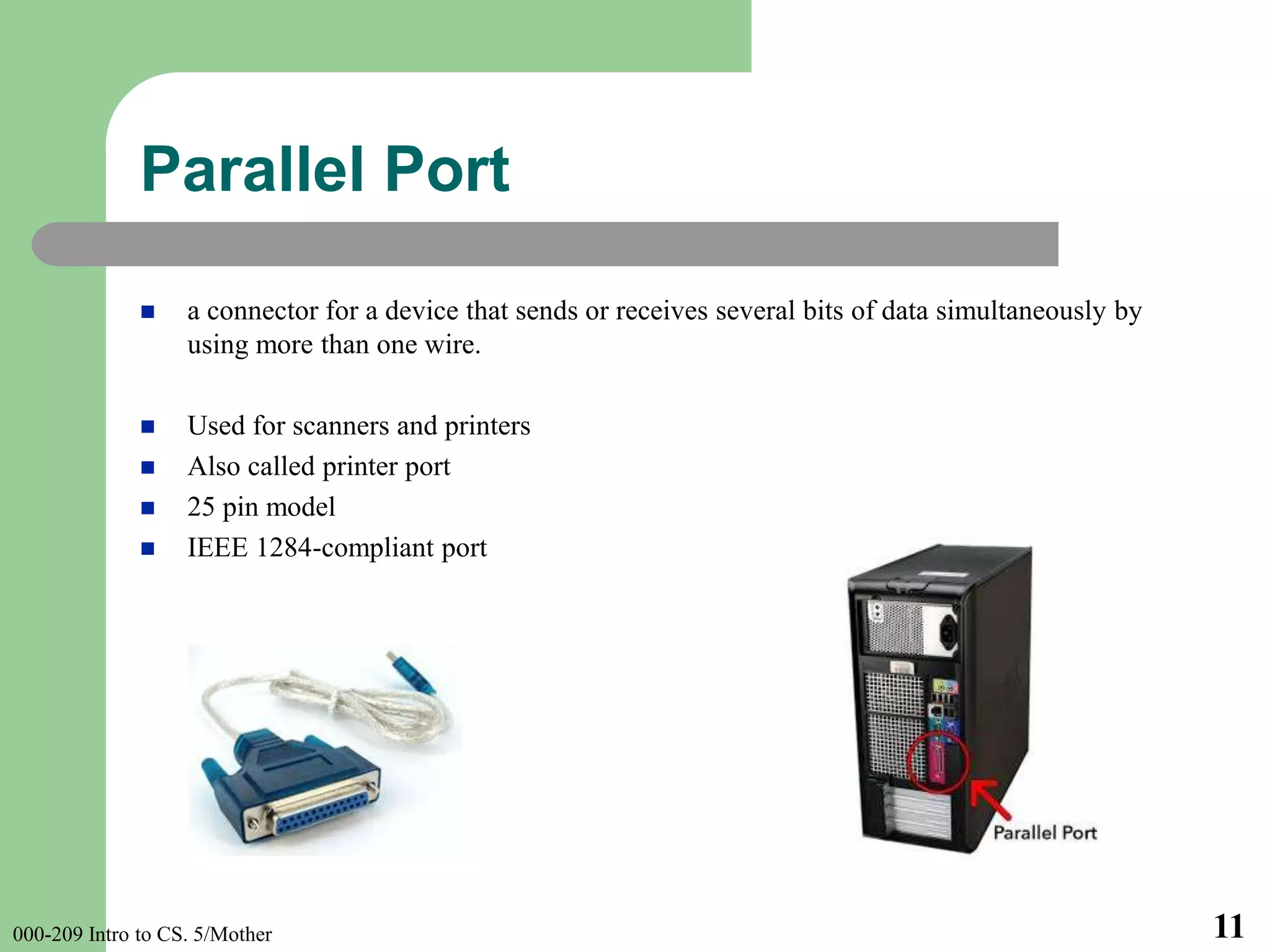 Ports and Connectors | PPT