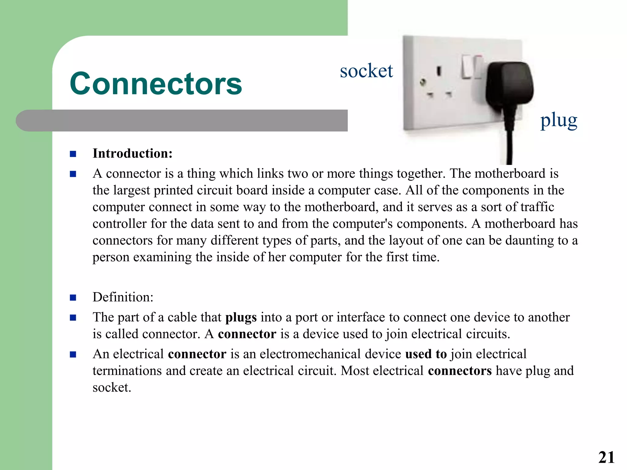 Ports and Connectors | PPT