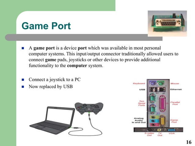 Ports and Connectors | PPT | Computer Peripherals | Computing