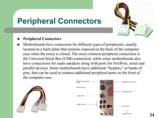Ports and Connectors | PPT