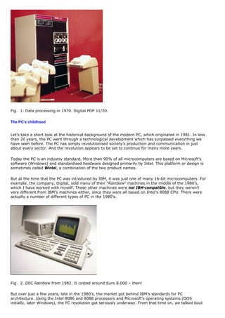 Pc architecture michael karbo | PDF