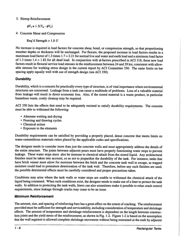 Pca rectangular concrete tanks (1) | PDF