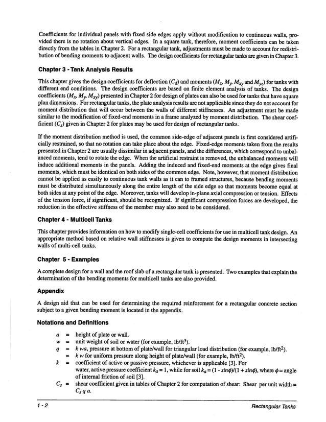 Pca rectangular concrete tanks (1) | PDF