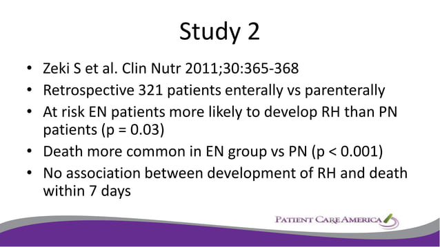 Refeeding syndrome with Parenteral Nutrition in ESRD | PPTX | Endocrine ...