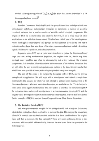 Pca seminar final report | PDF