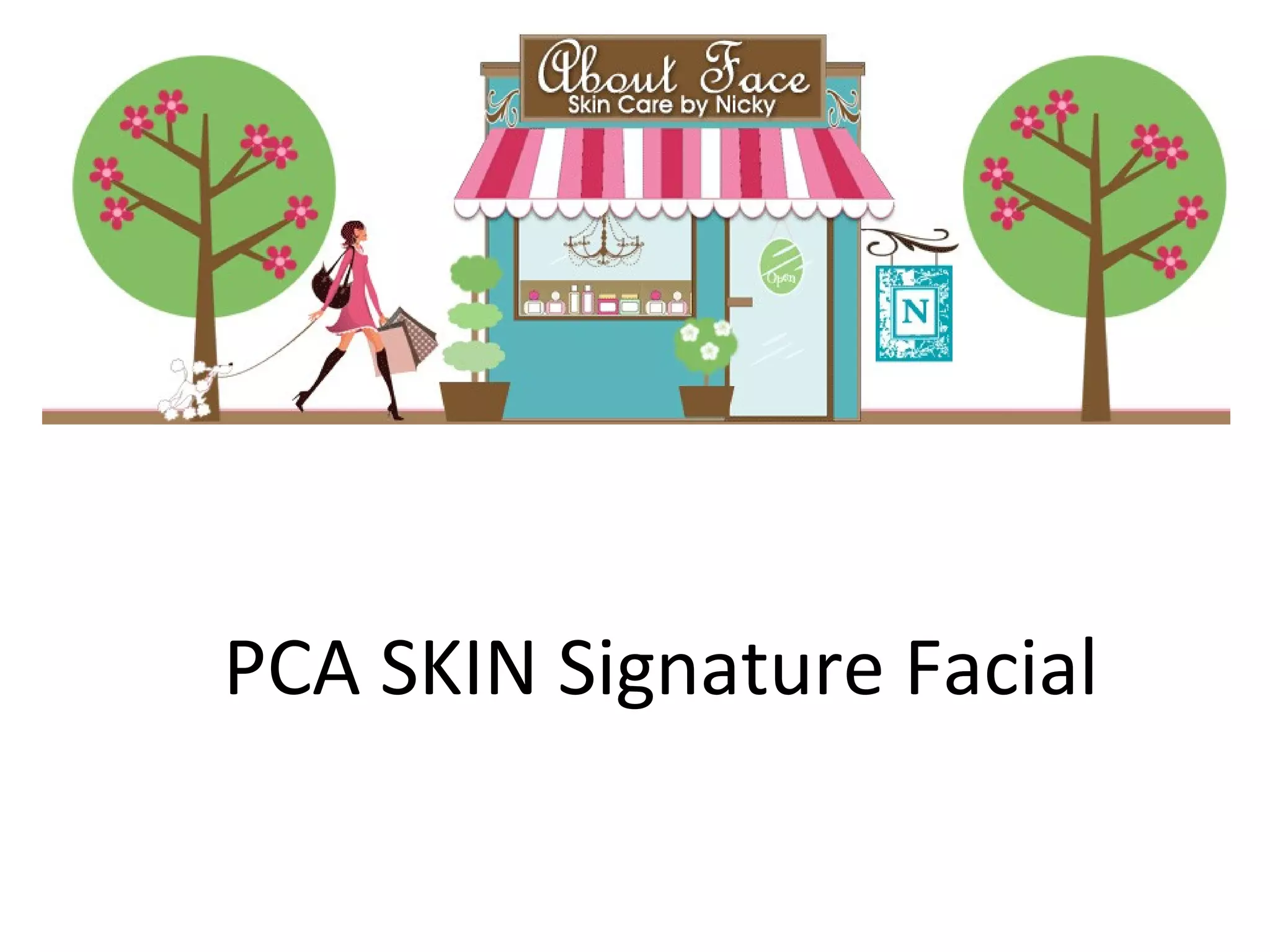 Pca skin signature facial | PPT