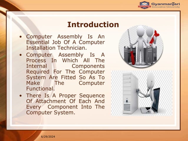 PC_ASSEMBLING_DISSEMBLPC_ASSEMBLING_DISSEMBLING.pptING.ppt