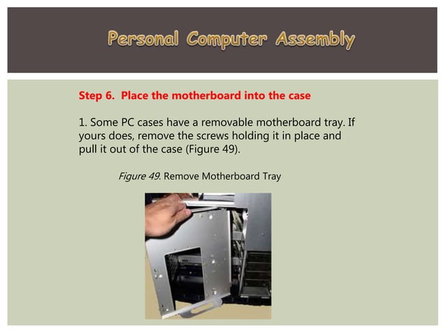 PC Assembly and Disassembly.pptx | PC Games | Video Gaming