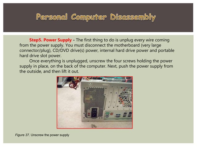PC Assembly and Disassembly.pptx | PC Games | Video Gaming