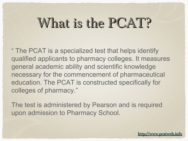 PCAT Preparation and Registration - Crack the PCAT (www.crackPCAT.com ...