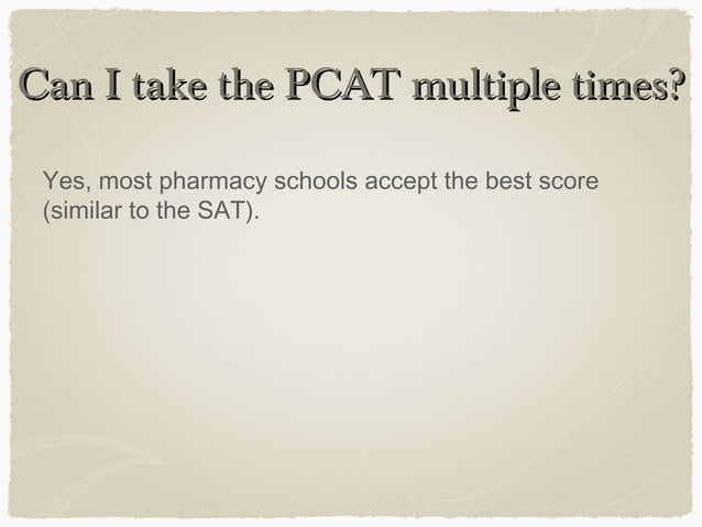 PCAT Preparation and Registration - Crack the PCAT (www.crackPCAT.com ...